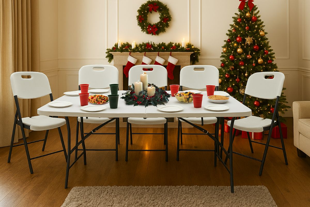 Monoblock Folding Tables for Christmas | Uratex Philippines