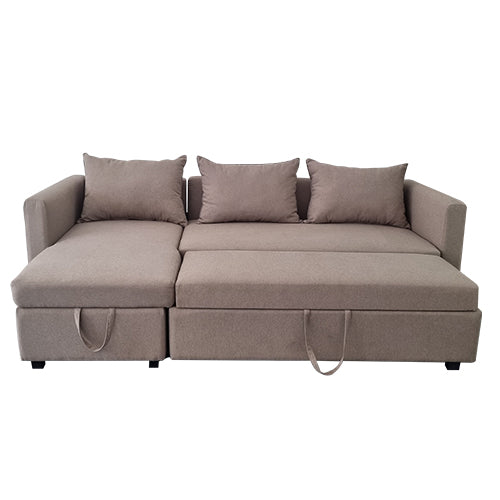 Emman L-Shape Sofa Bed – Uratex Philippines